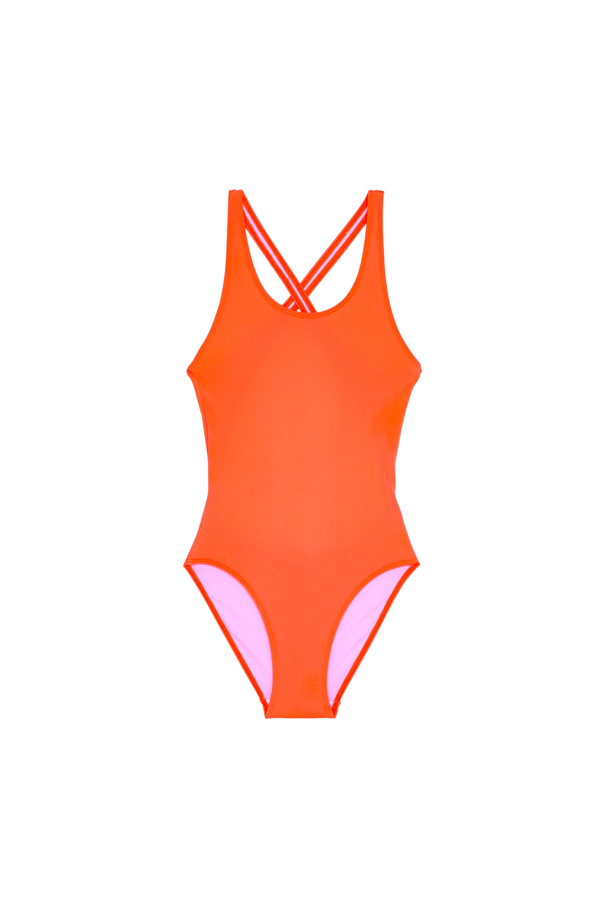 Olivia Fluo Orange Swimsuit Shop Now